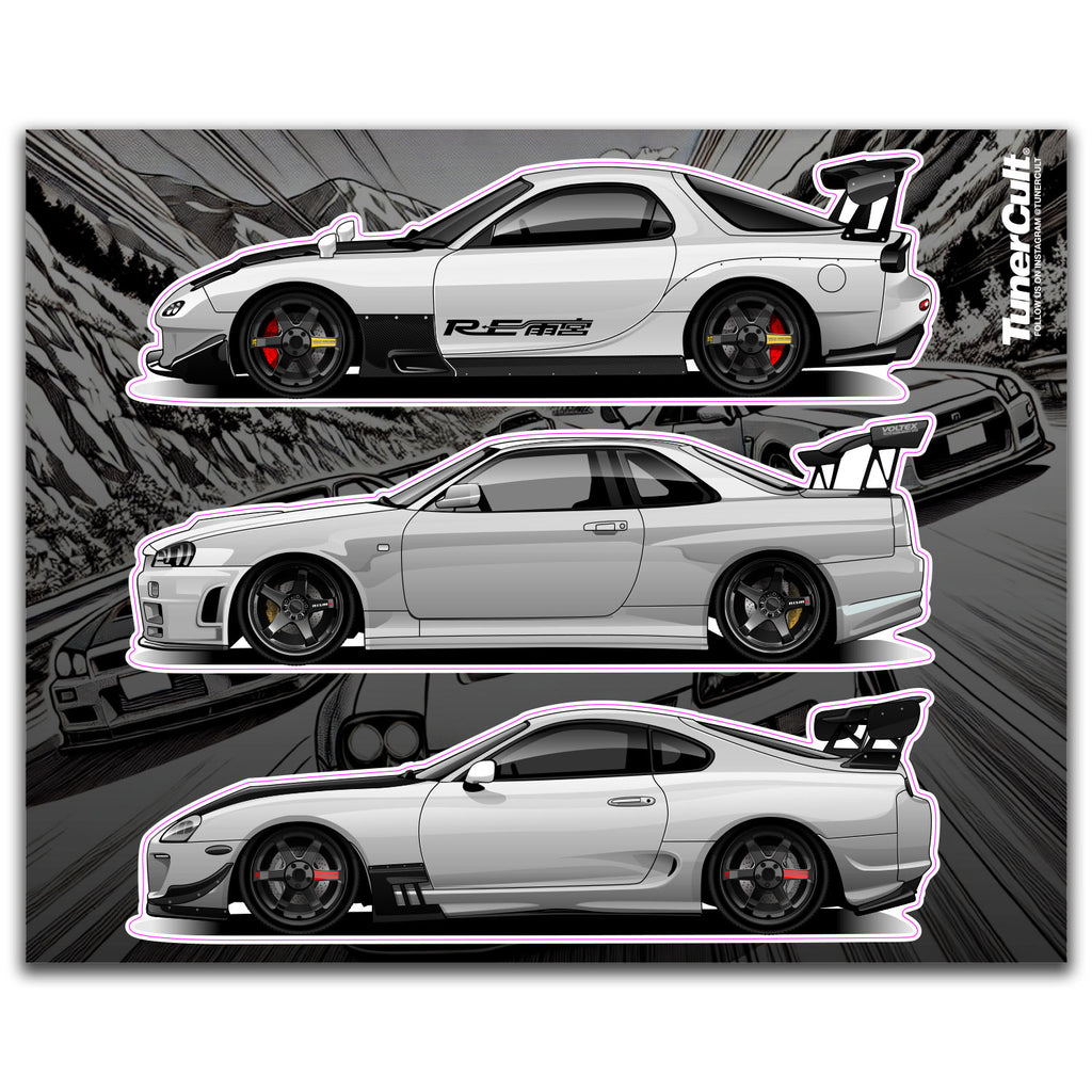 TunerCult® Sticker Pack - Tuner Cult